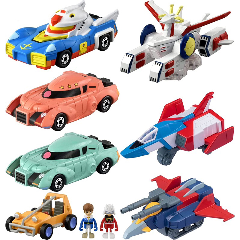 แท้ 100% จากญี่ปุ่น โมเดล รถกันดั้ม Set 7 ชิ้น Takara Tomy Tomica Premium Unlimited Mobile Suit ...