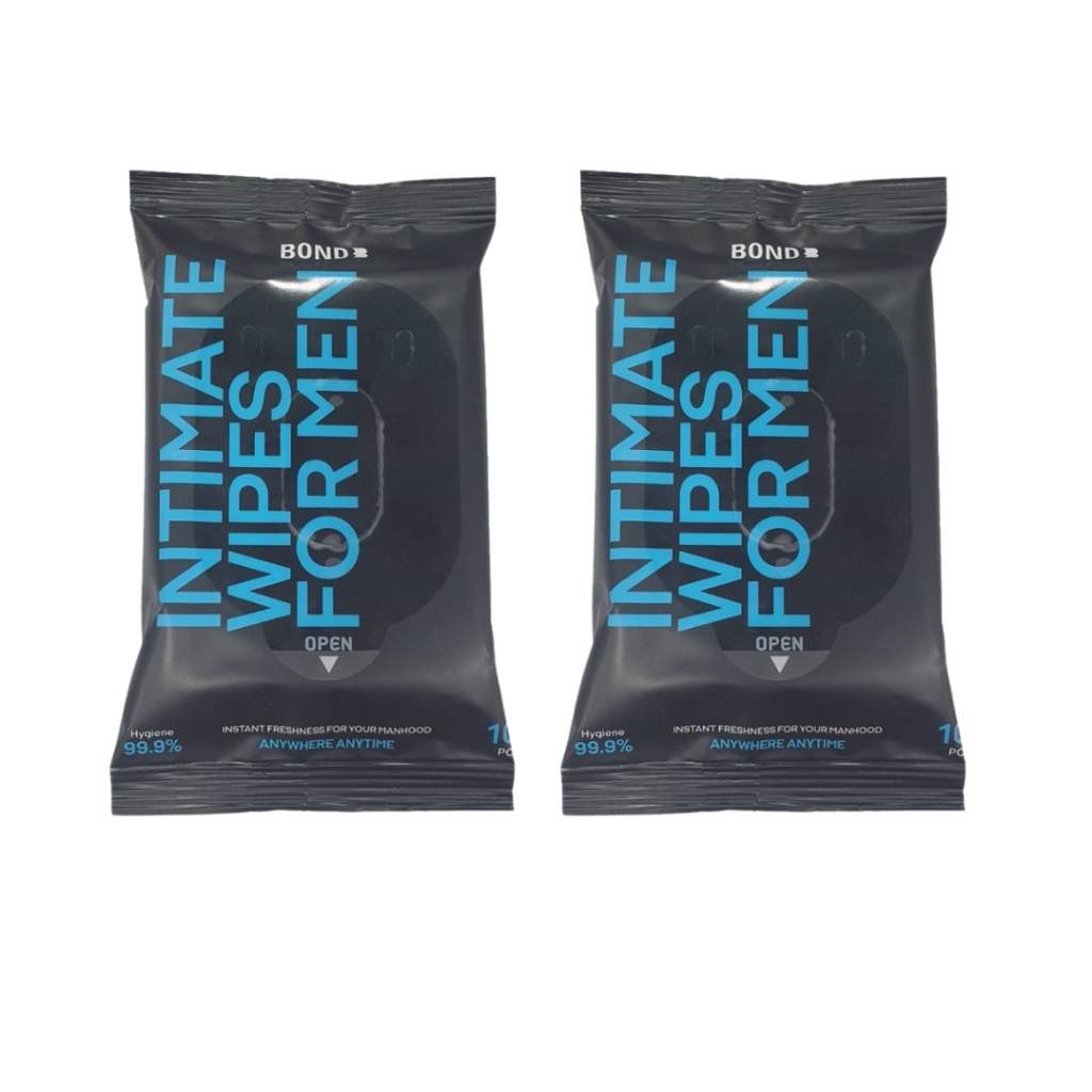 ใหม่ BOND Wipes #ผ้าเช็ดจุดซ่อนเร้นผู้ชาย ฆ่าเชื้อโรคได้ 99% หอม สะอาด ...