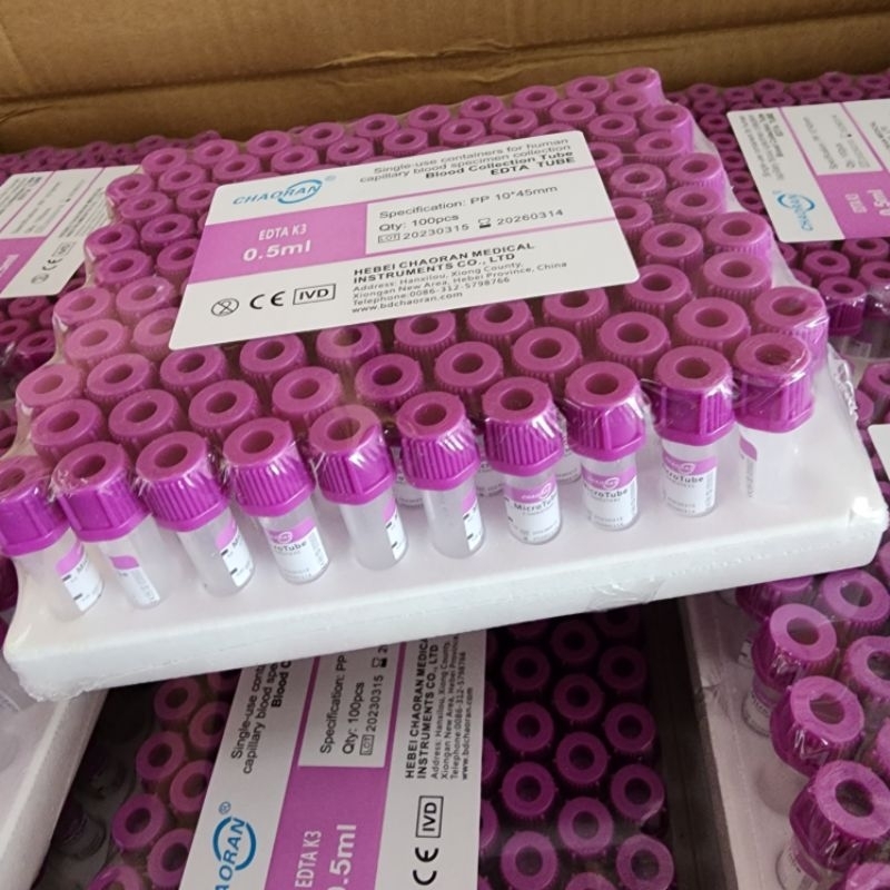 พร้อมส่งในไทย 🛒หลอดEDTA microtube 0.5ml. | Shopee Thailand