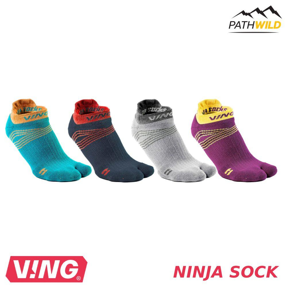 ถุงเท้านินจา VING NINJA SOCKS มีร่องสำหรับใส่รองเท้าแตะแบบคีบ นุ่ม ...