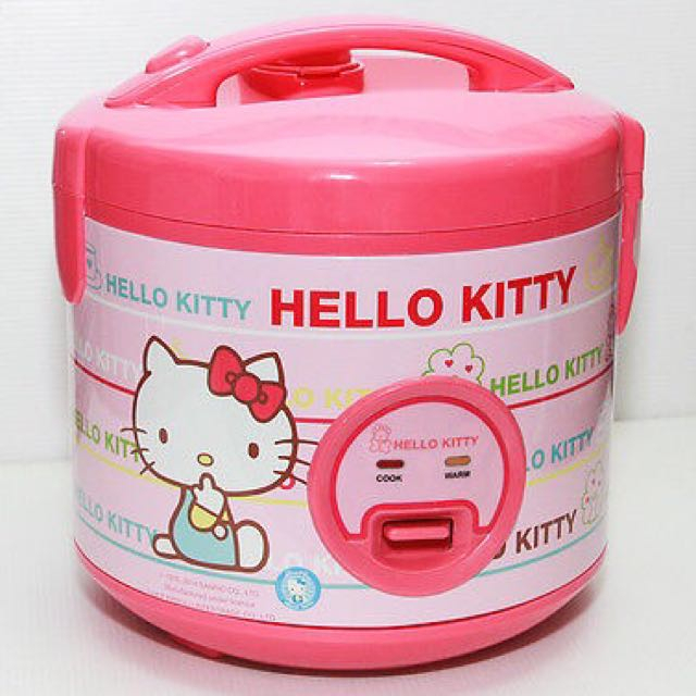 หม้อหุงข้าวไฟฟ้า Hello Kitty ขนาด 1 ลิตร Rice Cooker HELLO KITTY RC-112 ...