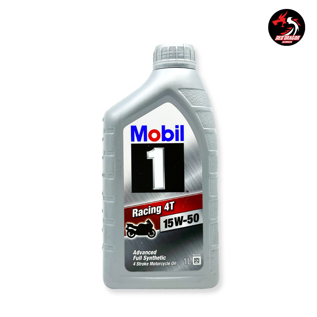 Mobil 1 Racing 4T Full Synthetic 10W40 และ 15W50 ขนาด 1 ลิตร | Shopee ...