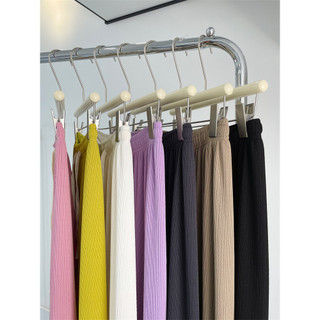 YY03 (พร้อมส่ง) กางเกงขายาวผู้หญิง แฟชั่น ทรงหลวมเอวสูง กางเกงขากว้าง ...