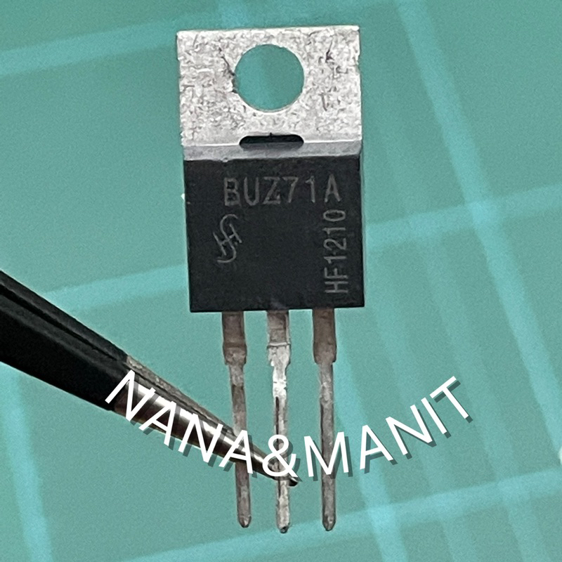 BUZ71A N-ch MOSFET 13A 50V แพ็ค 2ตัว (งานแท้) | Shopee Thailand