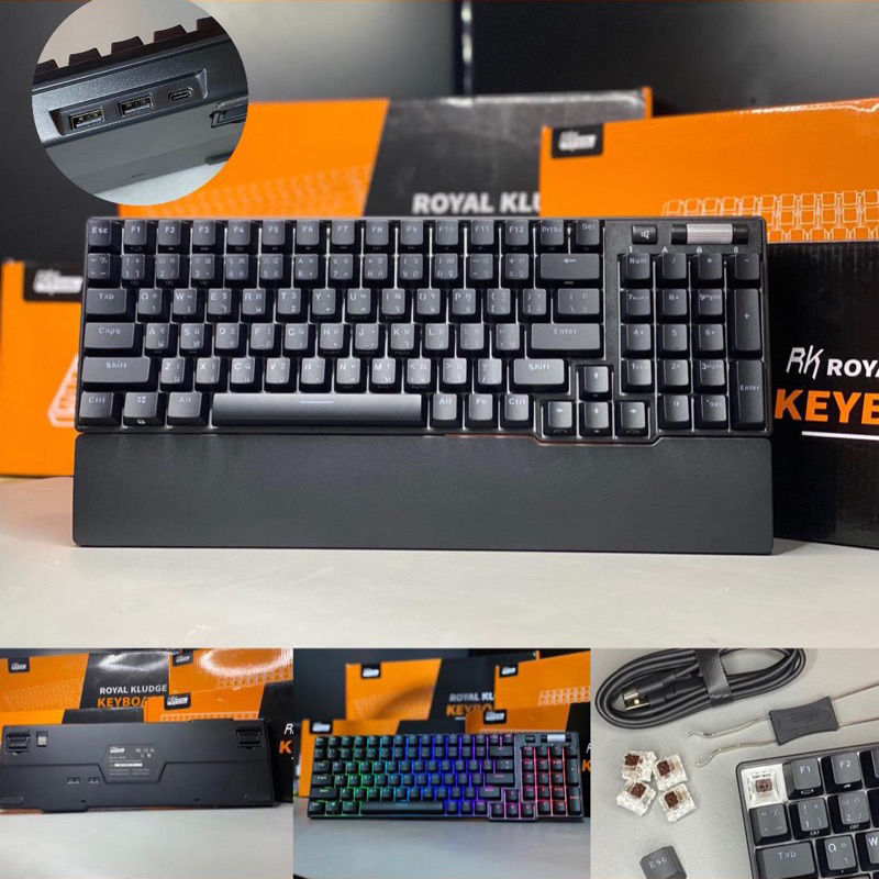 คีย์บอร์ด 🔰RK royal RK71/RK87/RK96/RK98/RK100🔰 มีให้เลือกหลายแบบ ราคา ...