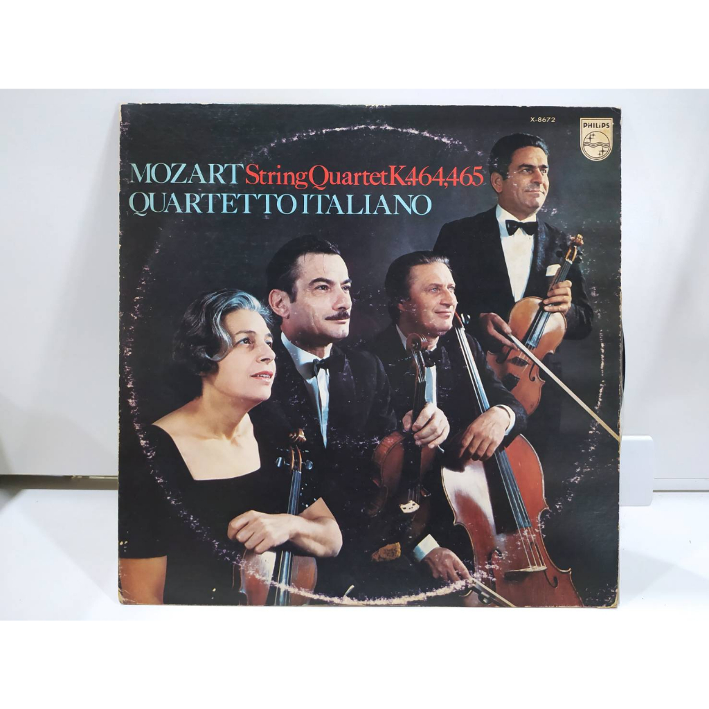1LP Vinyl Records แผ่นเสียงไวนิล MOZART String Quartet K464,465 QUARTETTO ITALIANO (J24D66 ...