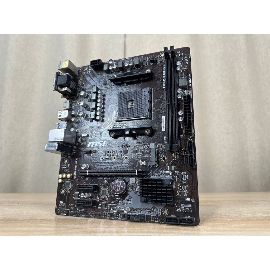 เมนบอร์ด (mainboard) MSI B450M PRO-M2 V2 ( SOCKET AM4 ) 1 MONTH ...
