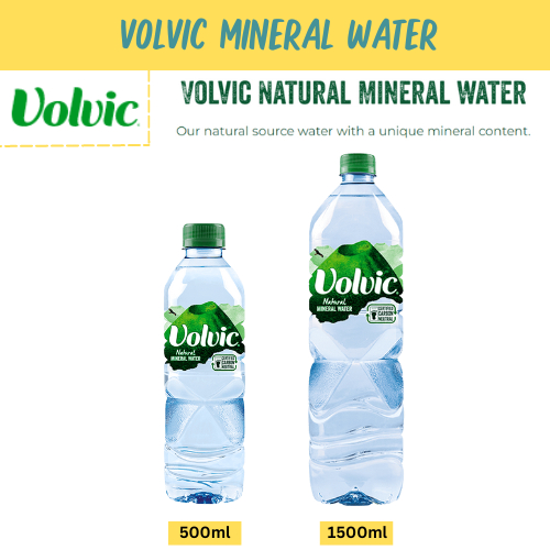 Volvic Natural Mineral Water 500ml / 1500ml. วอลวิค น้ำแร่ธรรมชาติ ขวดพลาสติก | Shopee Thailand