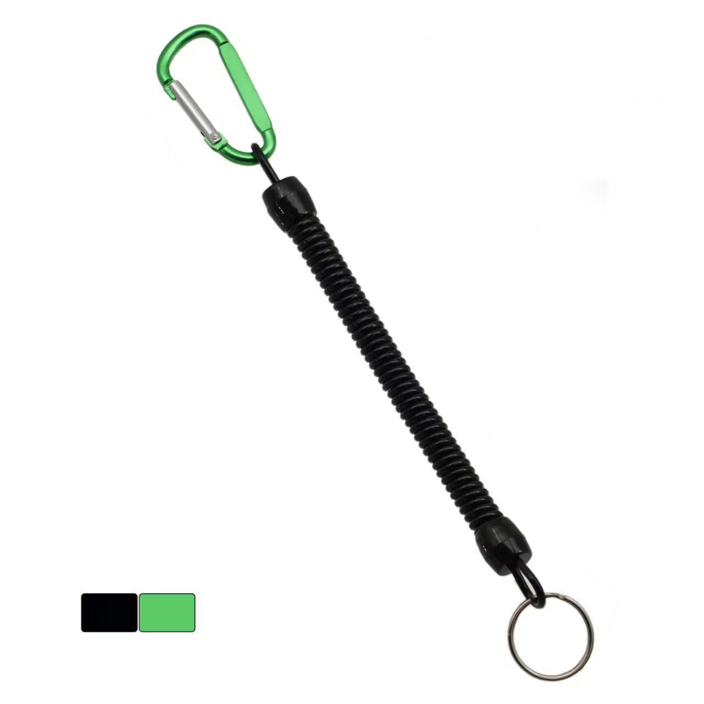 พวงกุญแจกันหาย Fishing Lanyard Spring Coil Keychain พวงกุญแจยืดได้ ตัว ...