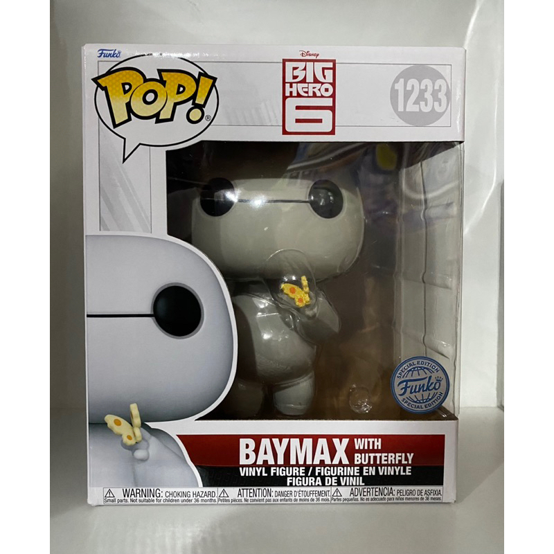 Funko Baymax with Butterfly ขนาด 6 นิ้ว Disney Big Hero 1233 | Shopee ...