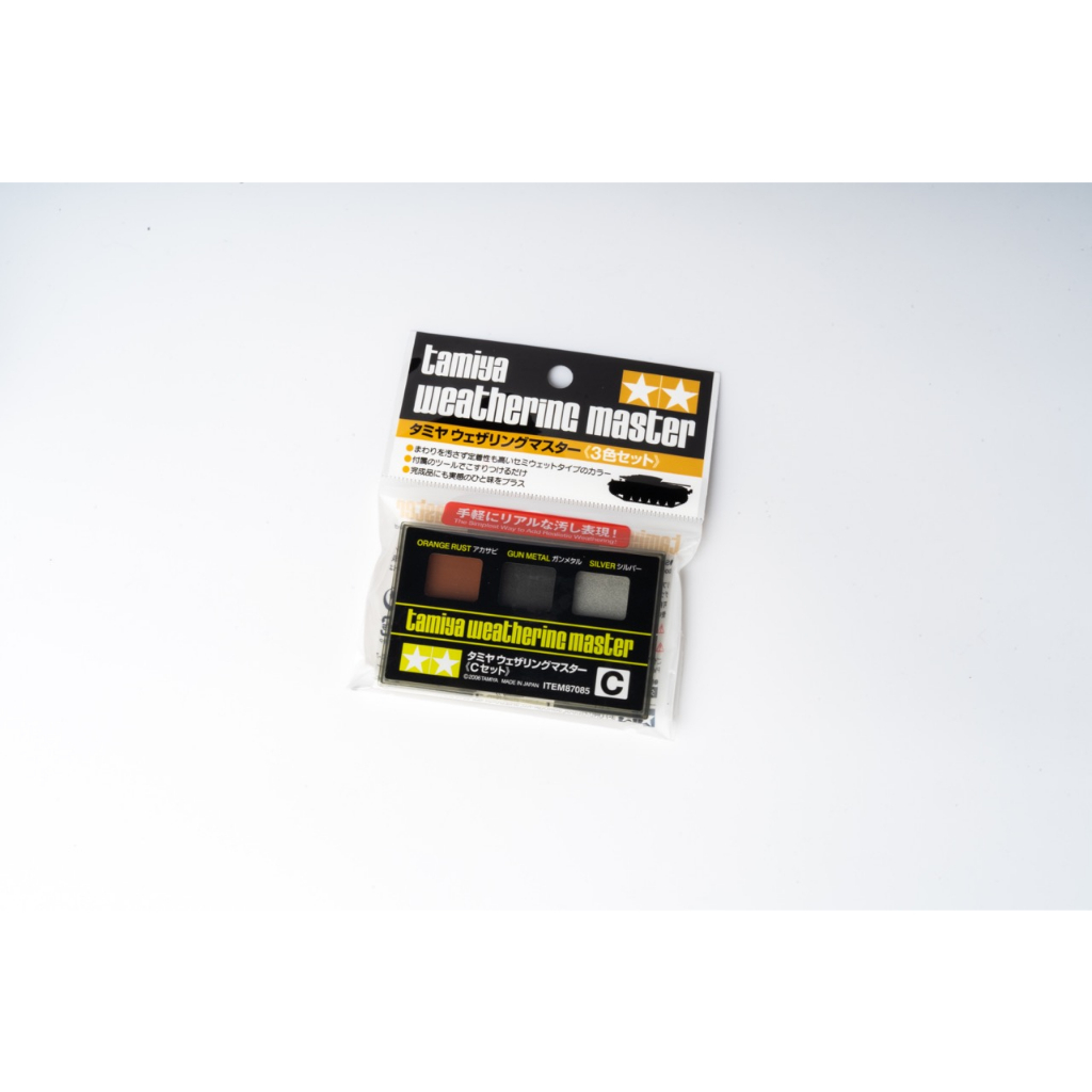 สีทำคราบ Tamiya Weathering Master Set C Orange Rust,Gun Metal,Silver ...