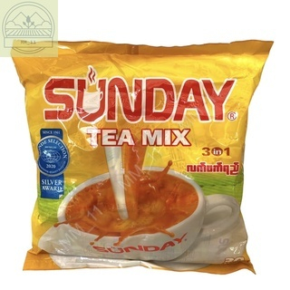 ชานมพม่า Sunday tea mix ห่อเหลือง ขายดี หอม รสอร่อย ใข้ชง ชาไข่มุก ชา ...