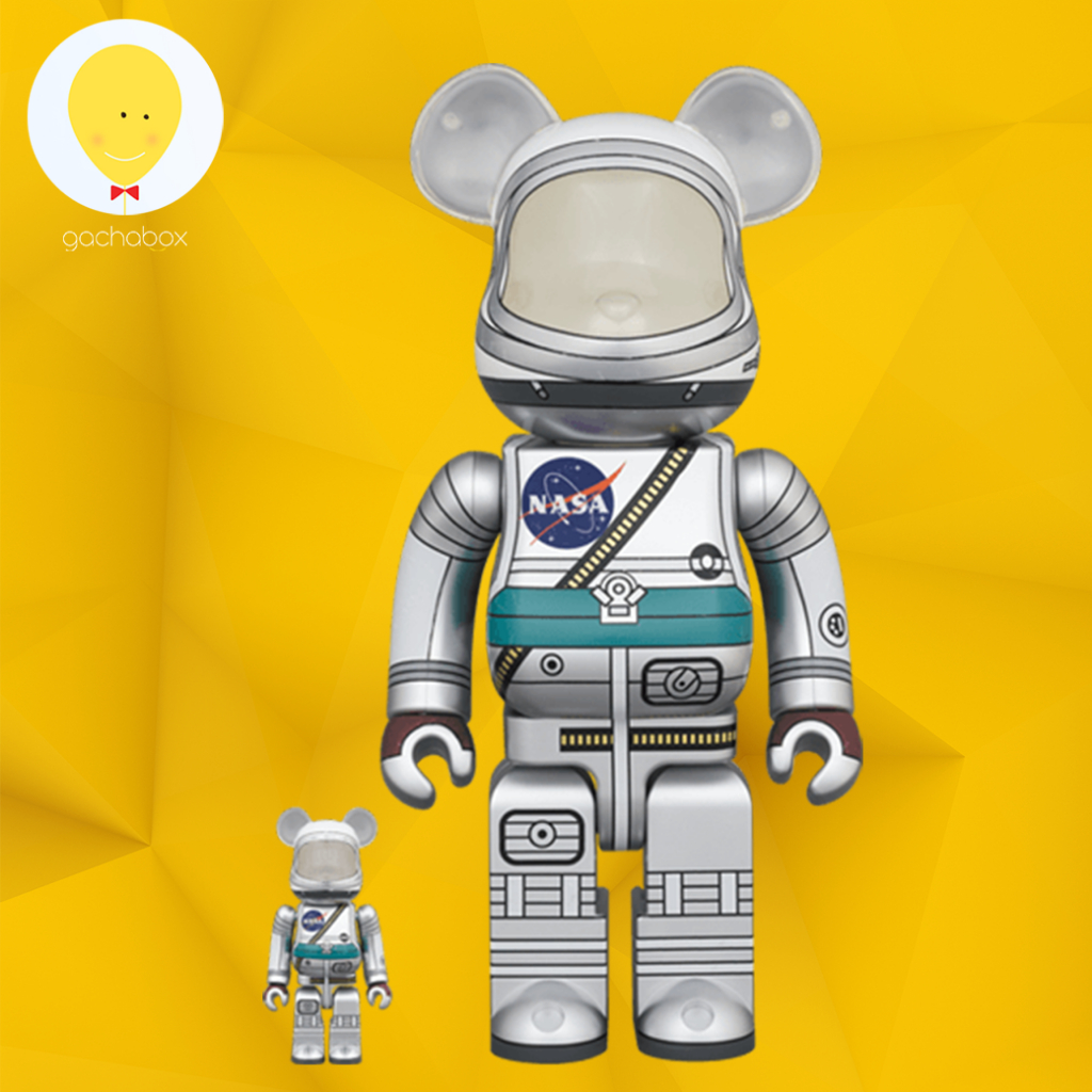 Bearbrick Project Mercury Astronaut (Nasa) 100% + 400% ยอดเพิ่มเติม ...