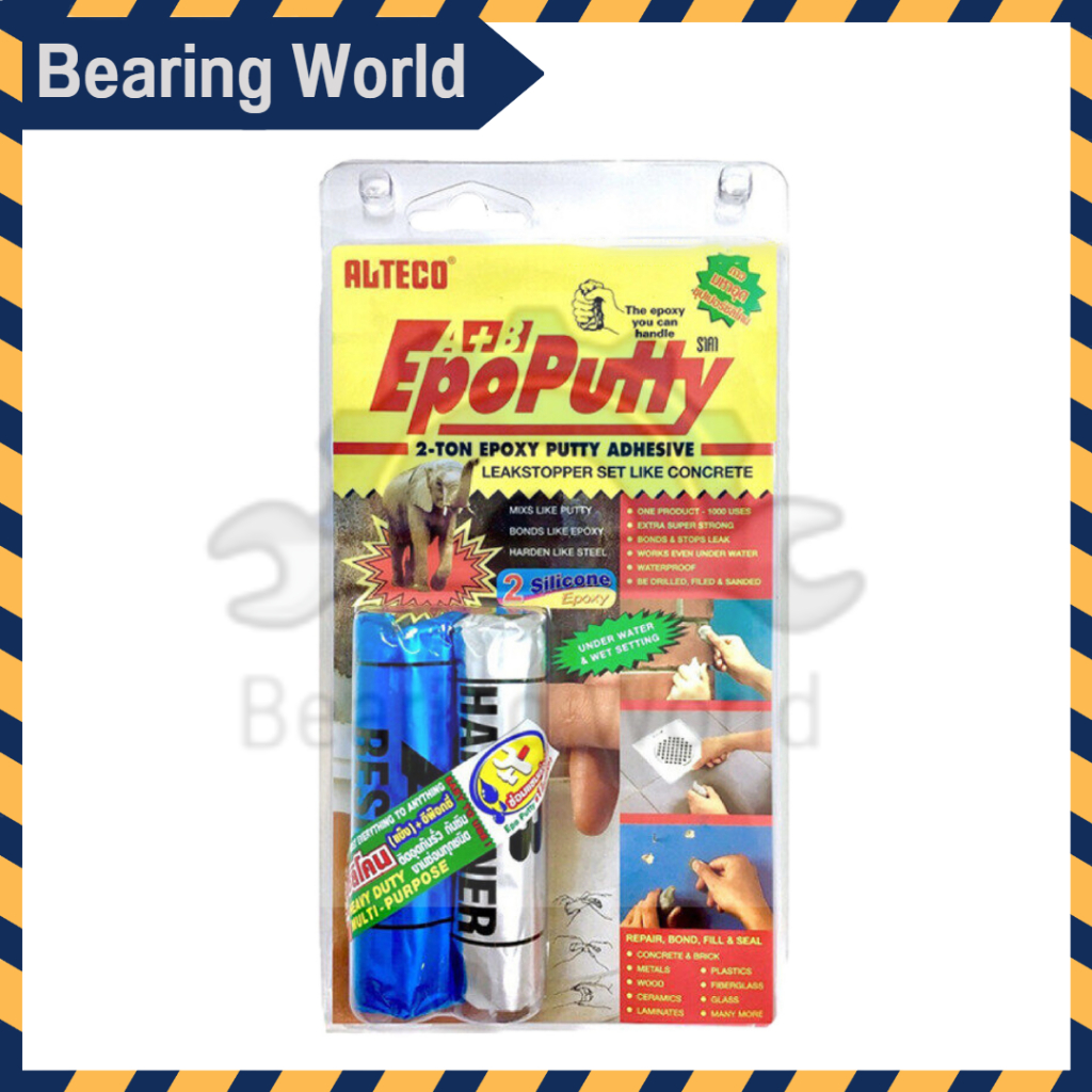 ALTECO Epoxy Putty A+B ขนาด 100 กรัม อีพ๊อกซี่ กาวมหาอุด อีพ็อกซี่พุตตี้ ของแท้ 100% | Shopee ...
