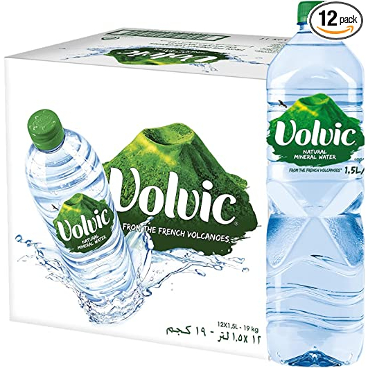 🌟พร้อมส่ง🌟Volvic Natural Mineral Water PET 1.5L 12 bottles วอลวิค ...