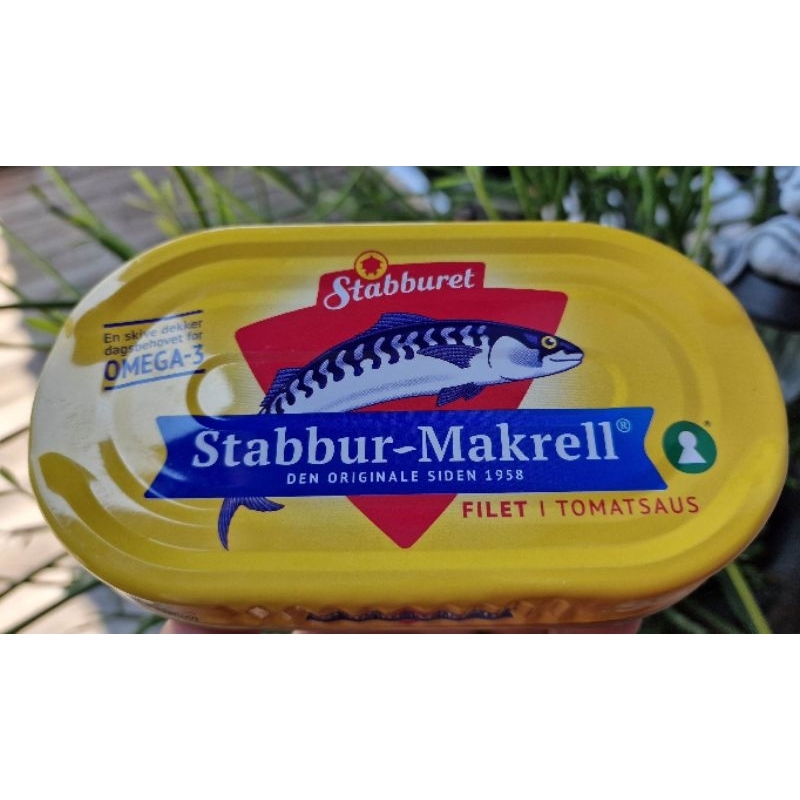 สินค้าพร้อมส่ง ปลากระป๋อง Stabbur-Makrell Omega-3 ปลากระป๋อง นอร์เวย์ ...