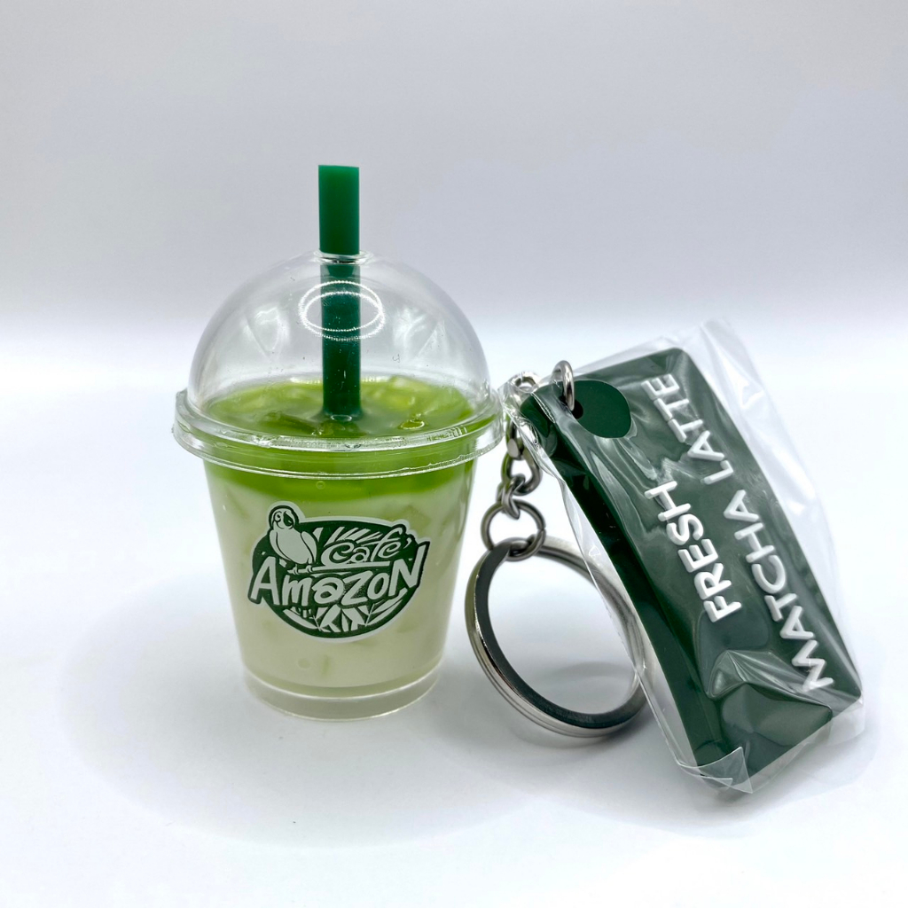 พวงกุญแจอเมซอน Cafe Amazon Signature Cup Keychain 5 สี V.2 Cafe Amazon ...