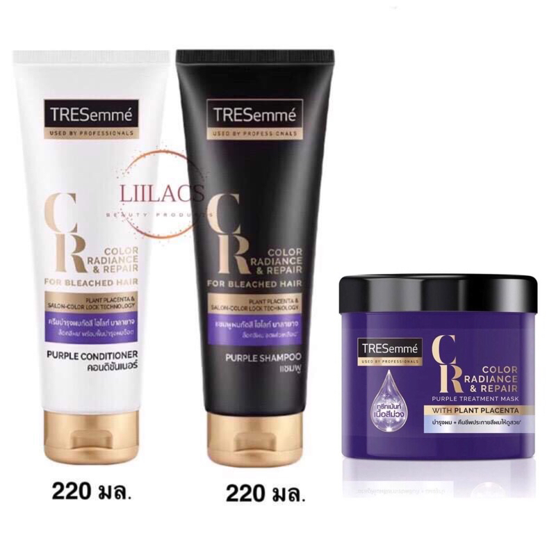 Tresemme Color Radiance & Repair For Bleached Hair Shampoo /Conditioner ...