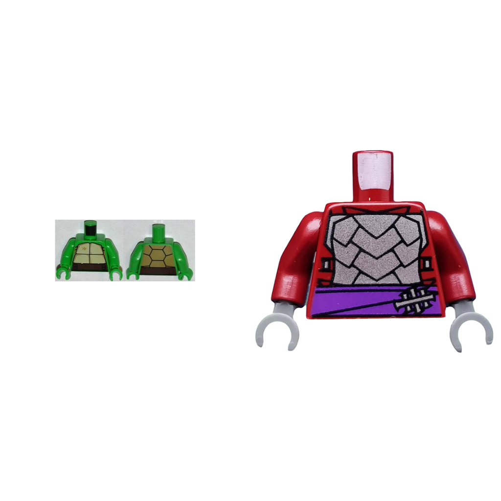 Lego part Minifigure Teenage Mutant Ninja Turtles part - Torso | Shopee ...