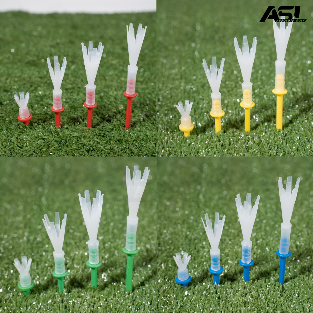 Flex TEE ทียืดหยุ่นปลาย 6 แฉก 4 สี 4 ขนาด Pack ละ 4 ชิ้น | Shopee Thailand