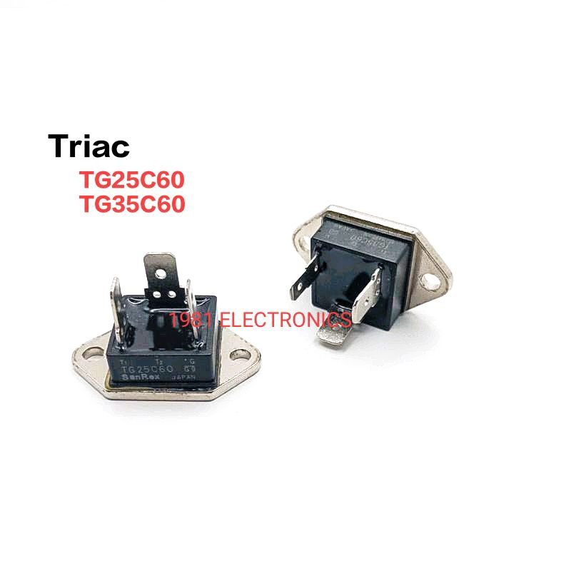 ไตรแอคเครื่องทำน้ำอุ่น TG25C60 TG35C60 SanRex TRIAC 600V อะไหล่เครื่อง ...