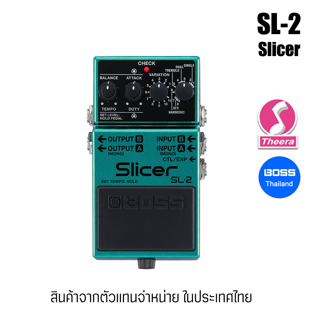 BOSS SL-2 SLICER เอฟเฟ็กต์กีตาร์ BOSS SL2 รับประกันจากศูนย์ตัวแทนประเทศ ...