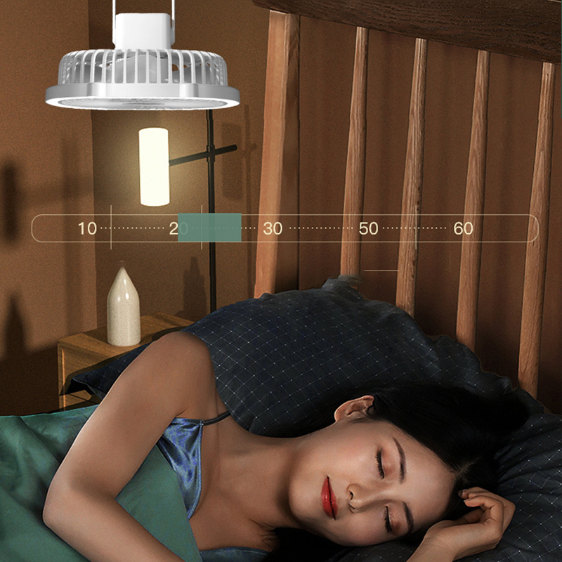 J156 ลมคลาส 3 พัดลมโคมไฟ USB พัดลมแคมปิ้ง พัดลมพกพาหมุนได้ ชาร์จใหม่ได้ พัดลมไร้สาย แขวน แนวตั้ง ...