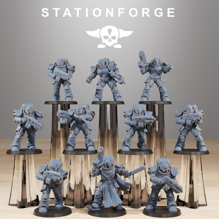Grimdark scifi miniatures Socratis Legion Infantry - High quality and ...