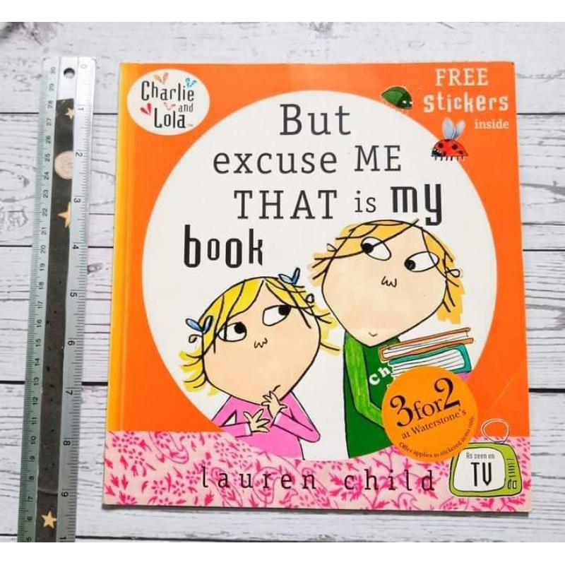 นิทานเด็ก Charlie and Lola - But excuse me that is my book | Shopee ...
