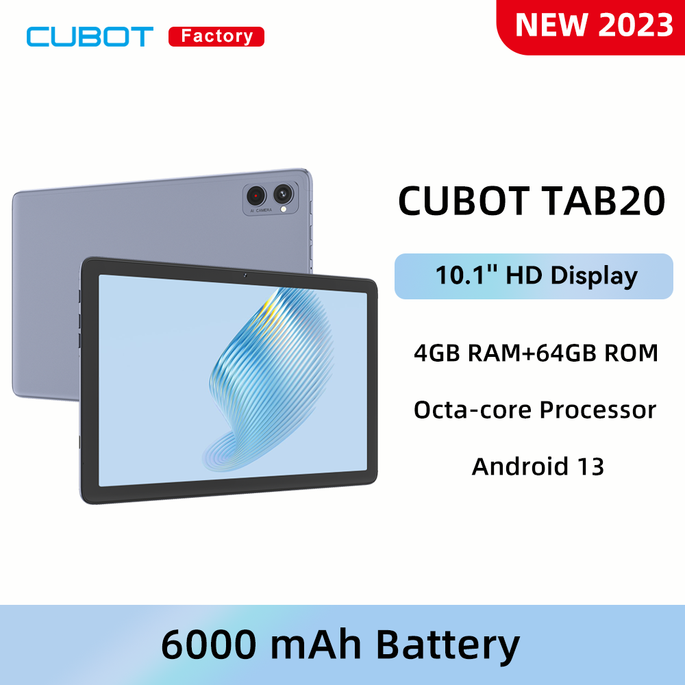 Cubot Tab แท็บเล็ต 20 แอนดรอยด์ 13 หน้าจอ 10.1 นิ้ว Octa-Core 4GB+64GB ...