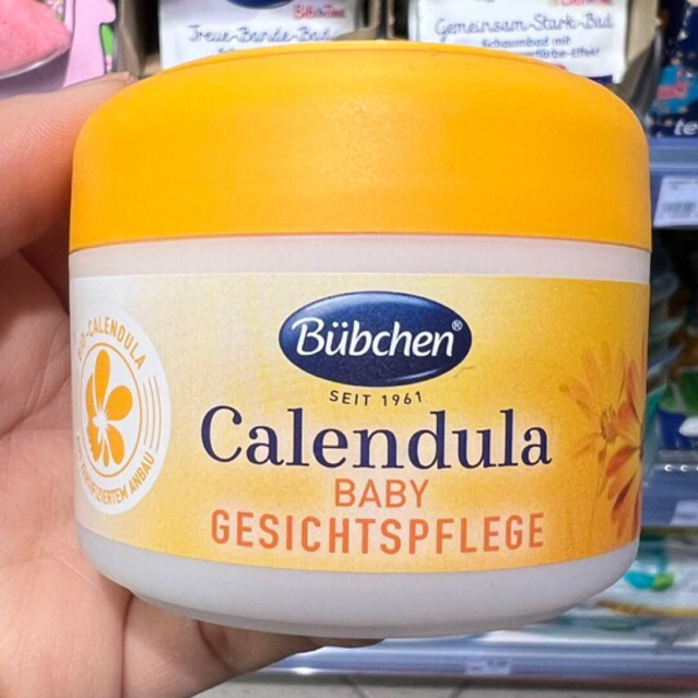 ครีมทาผิวหน้าเด็กและทารกจากเยอรมนี Bubchen sensitive Bio Calendula สำหรับผิวแห้งและบอบบาง ...