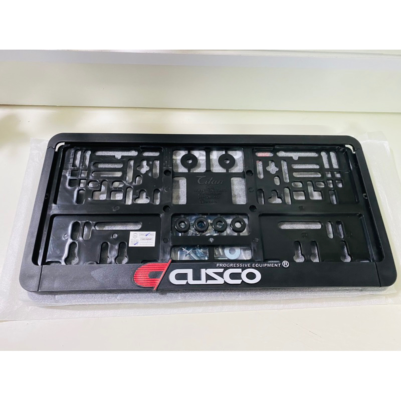 (แท้💯%) กรอบป้ายทะเบียนรถยนต์ CUSCO ป้ายทะเบียน (พร้อมส่ง) | Shopee Thailand