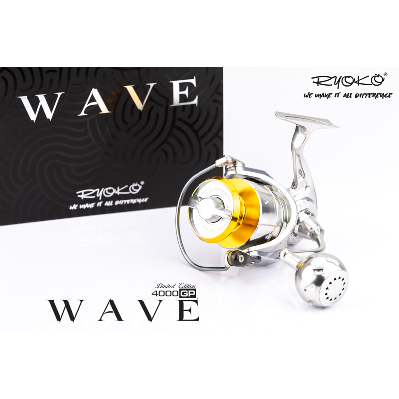 รอกตกลปลา สปินนิ่ง RYOKO Wave 4000GP (Limited Edition) | Shopee Thailand