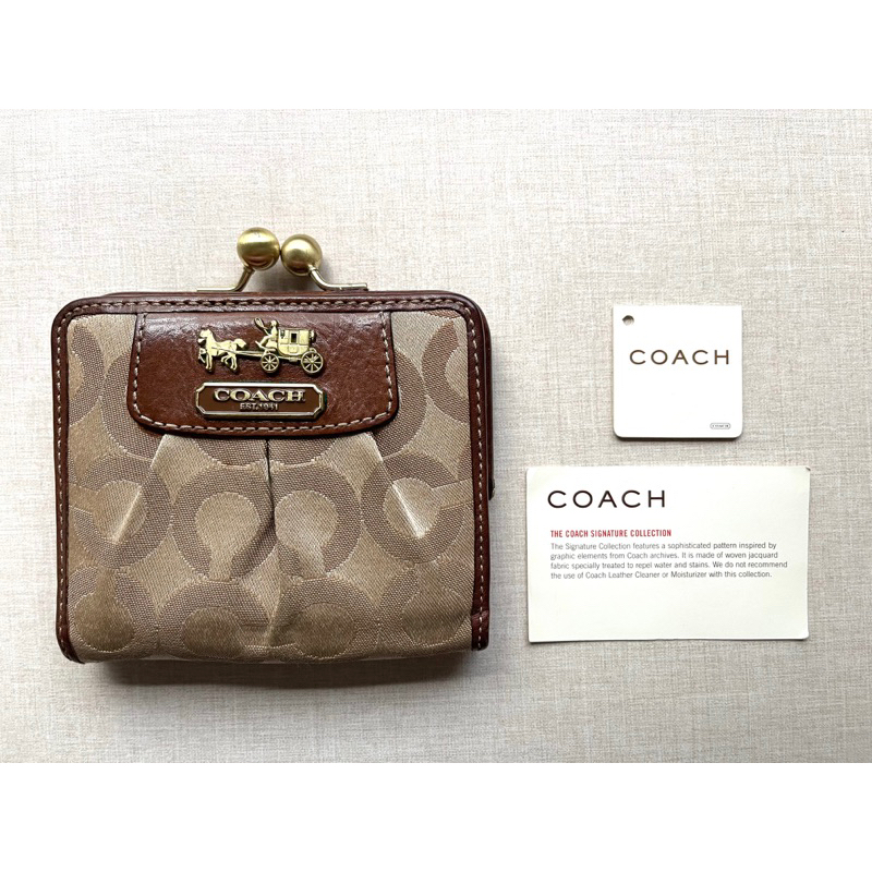 Coach wallet ใบสั้น แท้ 100% ออกชอป US (ไม่ใช่สินค้า outlet) | Shopee ...