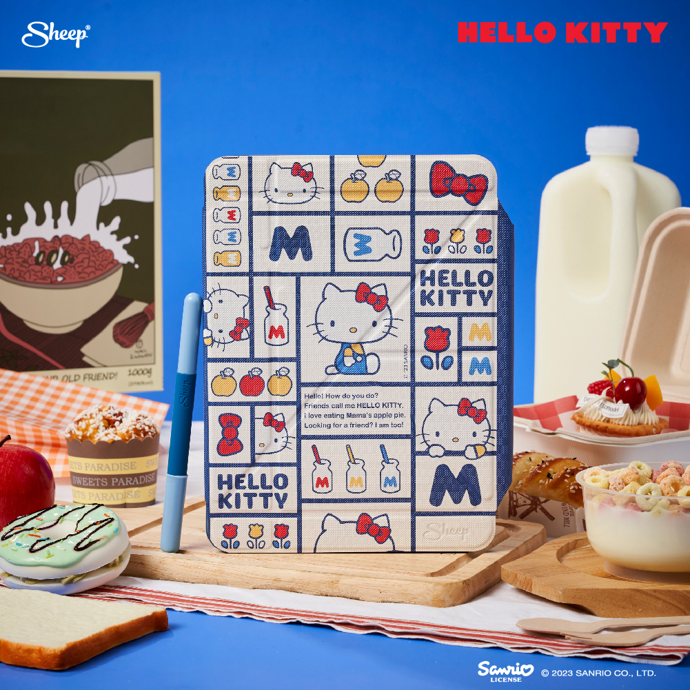 [Hello Kitty Limited Collection] People เคสสำหรับไอแพด Pro 11 M1-M2 / Air 4-6 / Pro 12.9 เคสเก็บ ...