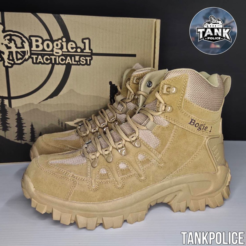 รองเท้าเดินป่า รองเท้าหุ้มข้อหนังกลับ มีซิป Bogie1 | Shopee Thailand