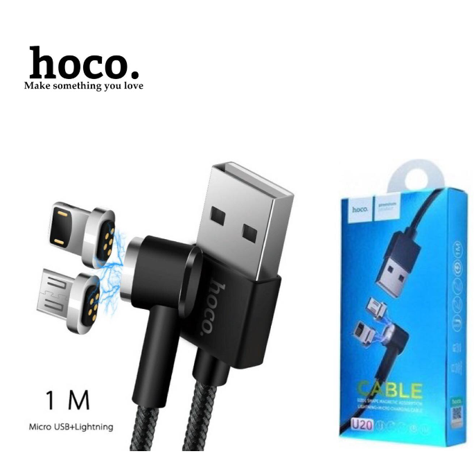 สายชาร์จ Hoco U20 Magnetic Cable 2 in 1 ip และ MICRO | Shopee Thailand