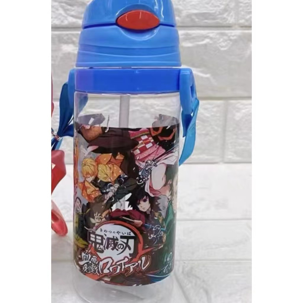 ขวดน้ําเด็ก พิมพ์ลายการ์ตูน พร้อมเชือก ขนาด 350/500 มล. | Shopee Thailand