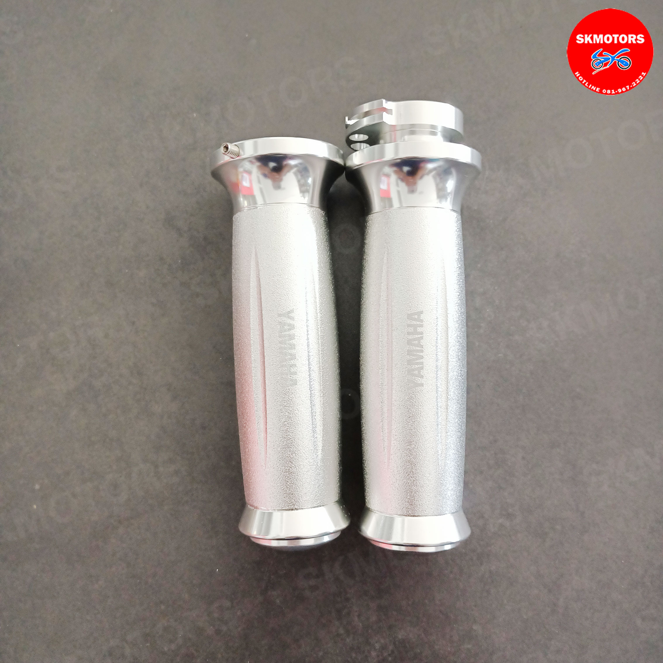 ชุดปลอกแฮนด์อลูมิเนียม สีเงิน รหัส 1YC-SF624-Q3-SI สำหรับรถรุ่น FINO ...