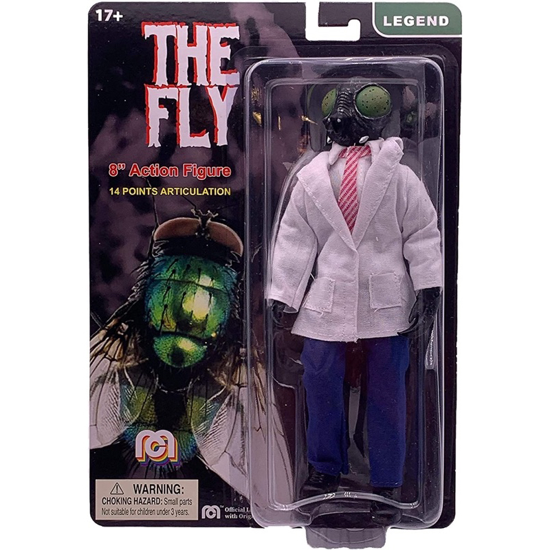 The Fly (1958) The Fly Flocked MEGO Action Figure ชุดผ้า 20 cm | Shopee ...