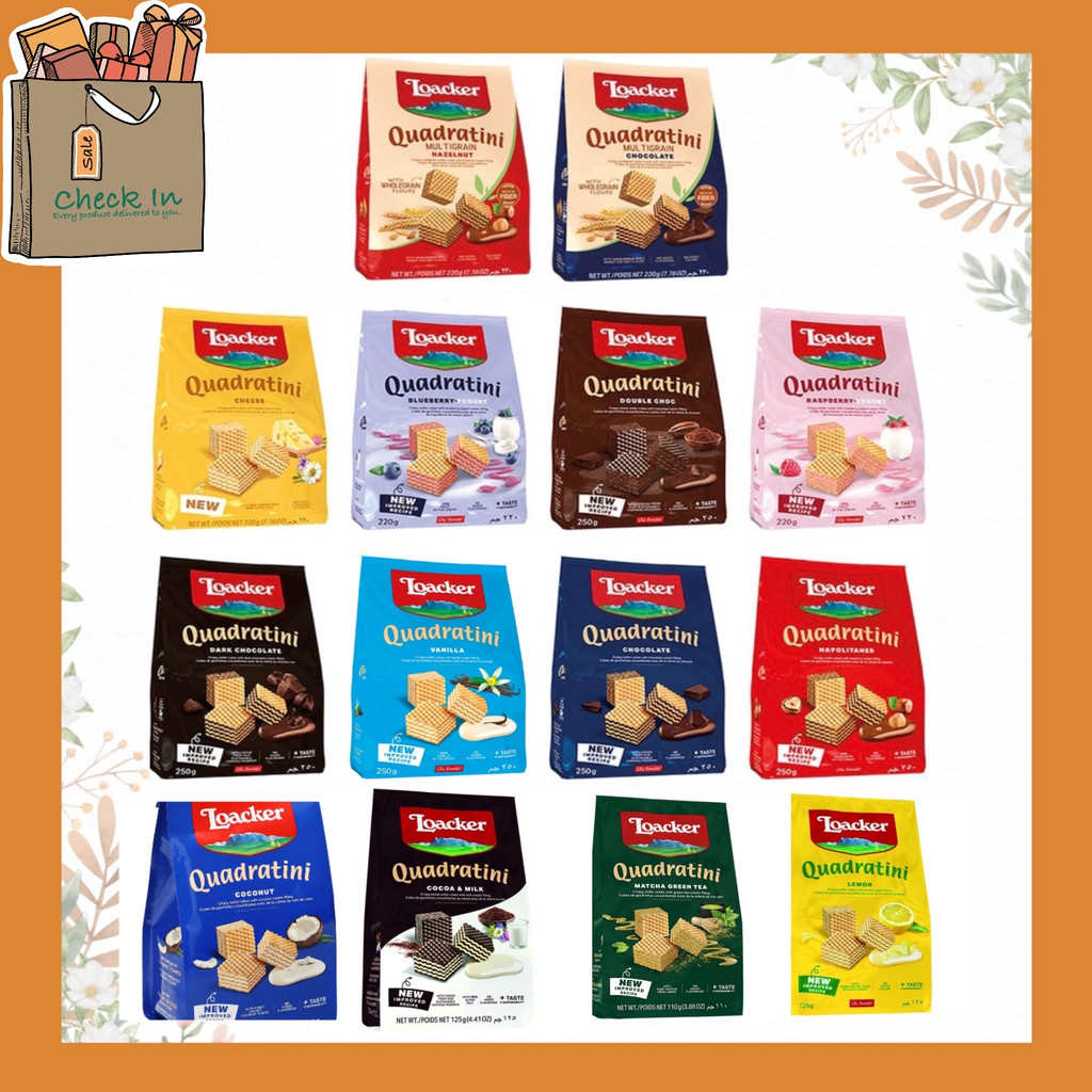 เวเฟอร์ ล็อคเกอร์ Loacker มี 14 รส Hazelnut ช็อกโกแลต ชาเขียว วนิลา ...