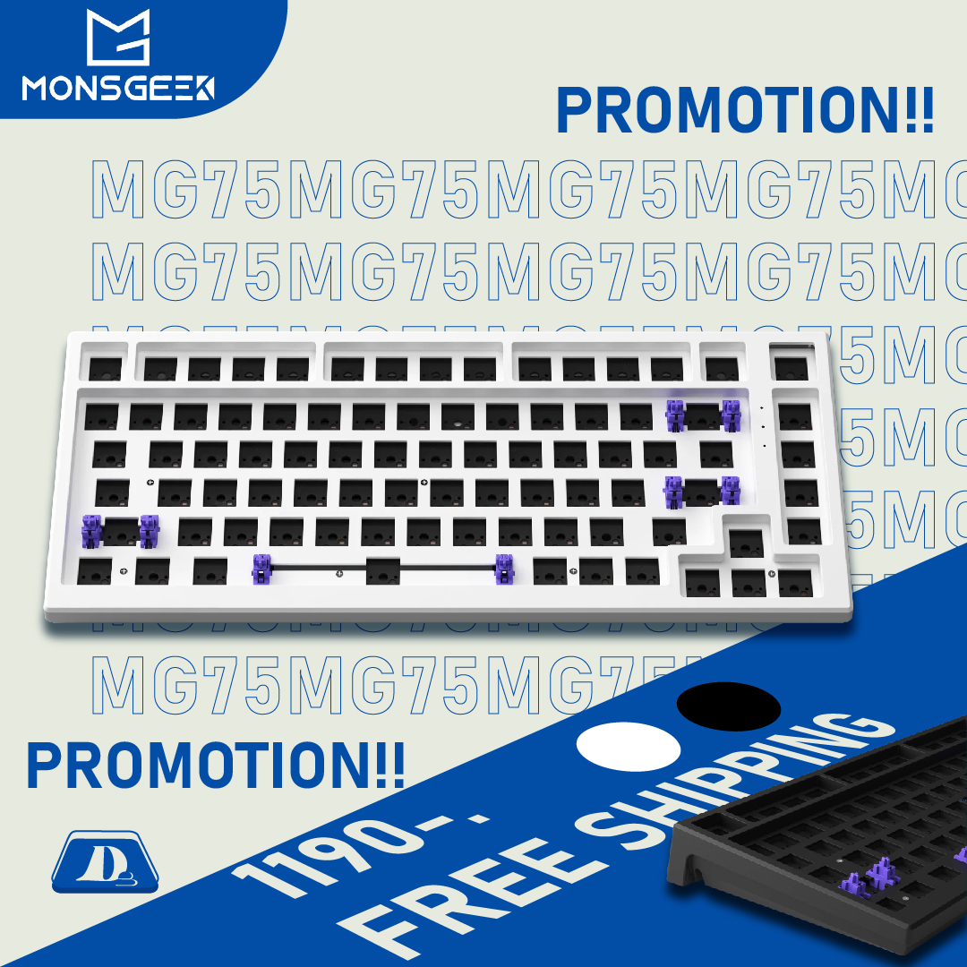 คีย์บอร์ด Monsgeek MG75 Wireles 2.4G Hotswap Mechanical Keyboard ไร้สาย ...