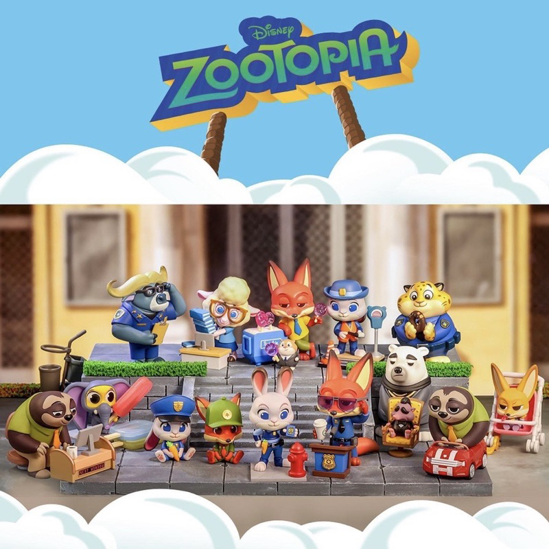 ลิขสิทธ์แท้ POP MART Zootopia collection Disney ดิสนีย์ zoo จิ้งจอก ...