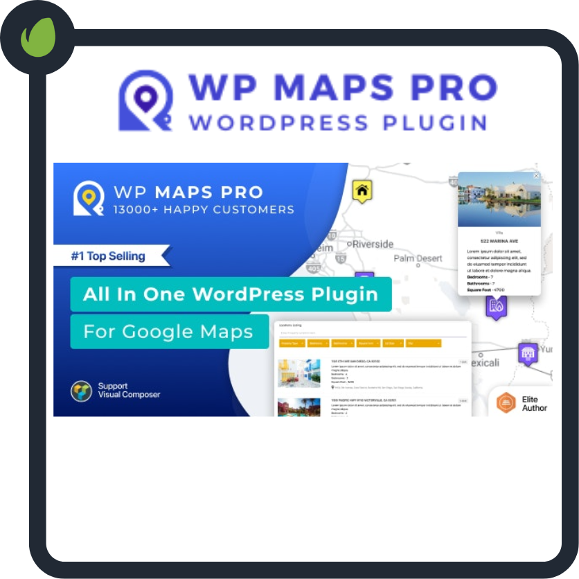 WP MAPS PRO เวอร์ชั่นล่าสุด WordPress Plugin for Google Maps | Shopee Thailand