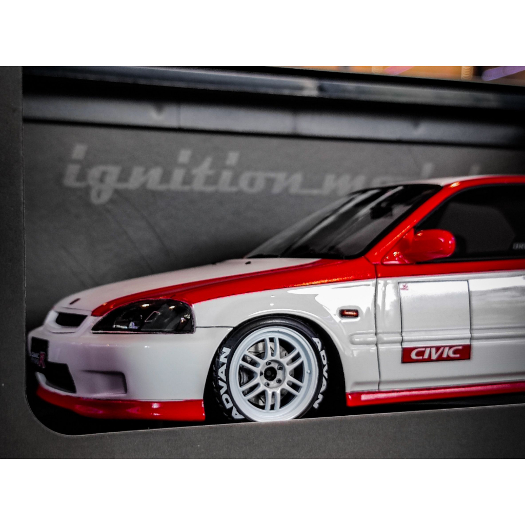 Honda CIVIC (EK9) Type R White/Red 1:18 (IGNITION MODEL) | Shopee Thailand