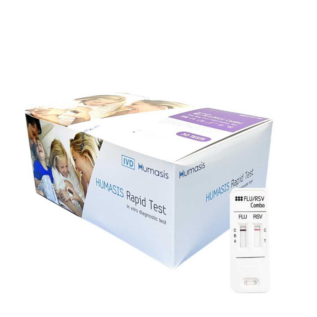 *30เทสต์* HUMASIS FLU/RSV 30 ชุด ชุดตรวจไข้หวัดใหญ่และอาร์เอสวี ...