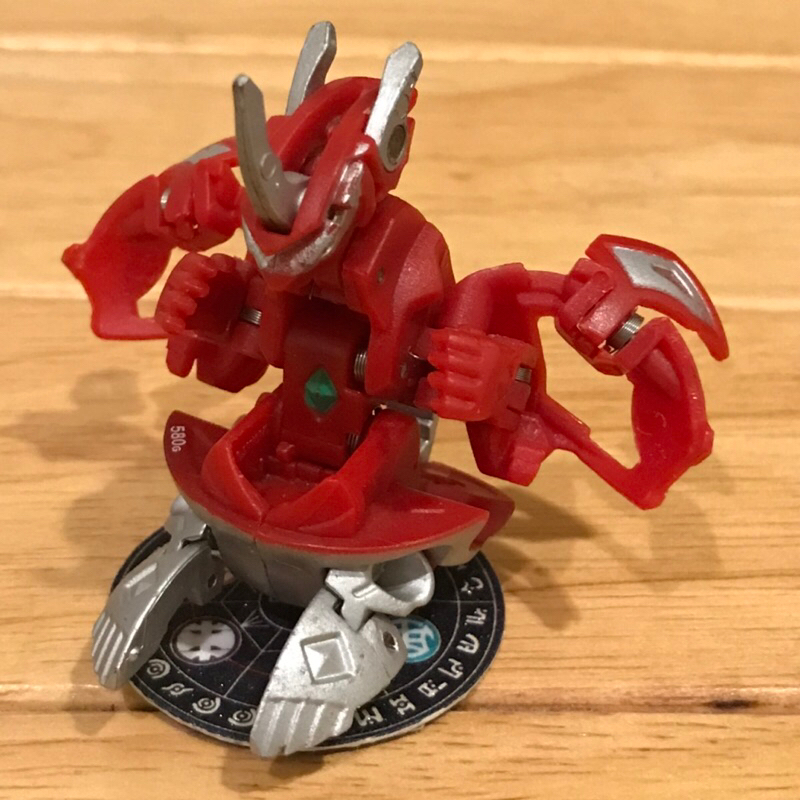 Bakugan Pyrus TITANIUM DRAGONOID Mechtanium Surge Spin Master/SegaToys ...