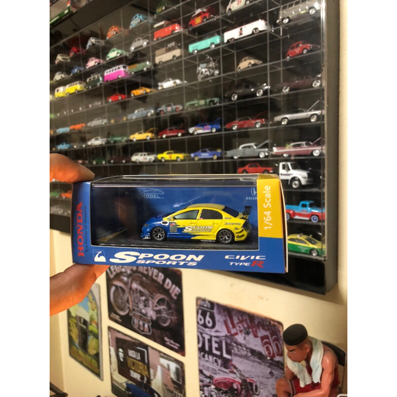 โมเดลรถhonda civic fd spoon 1:64 | Shopee Thailand