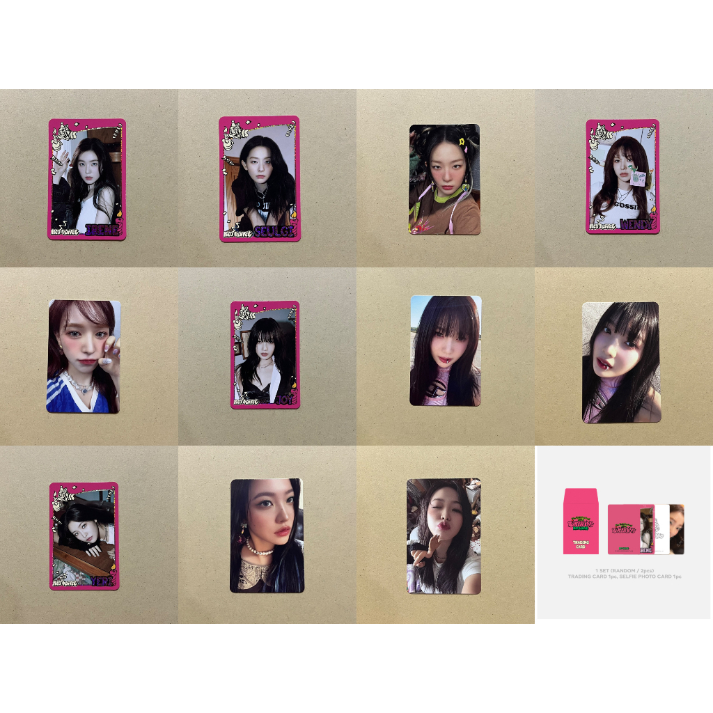 การ์ด Red Velvet Birthday Trading Card Set ไอรีน ซึลกิ เวนดี้ จอย เยริ ...