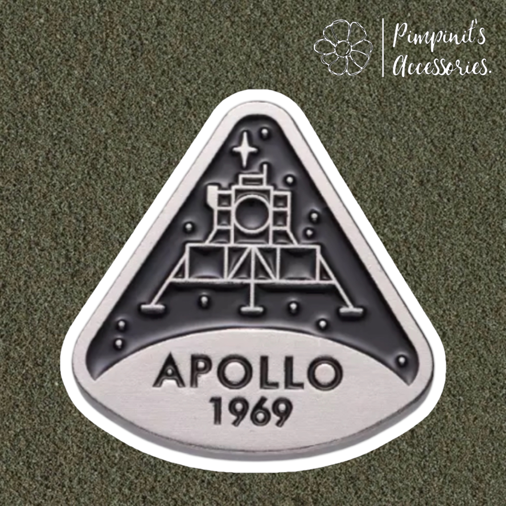 ร้านในไทยพร้อมส่ง : เข็มกลัดลายยานอวกาศอะพอลโล 11 ปี 1969 | APOLLO 11 ...